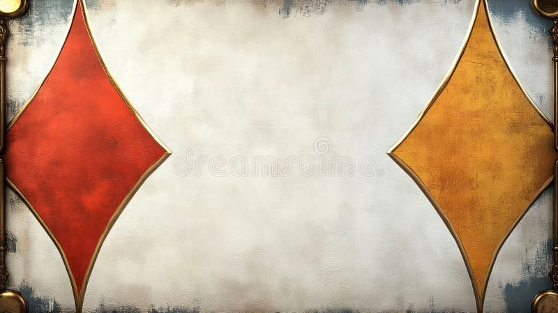 Elegant Red and Gold Diamond Suit Background Stock Illustration ...