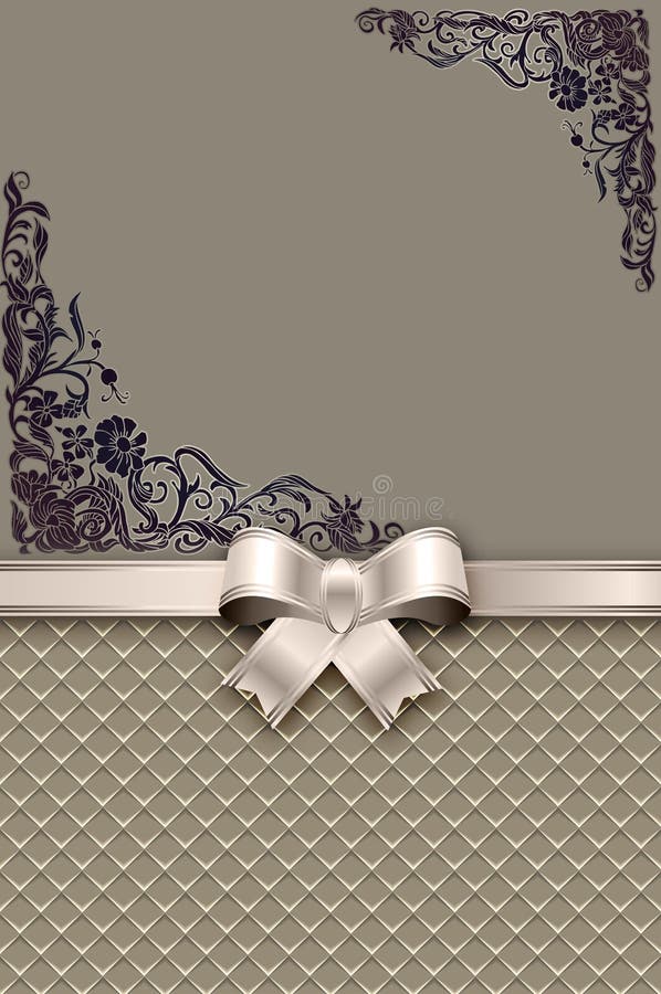 Decorative Background for Invitation Card Design. Stock Illustration ...