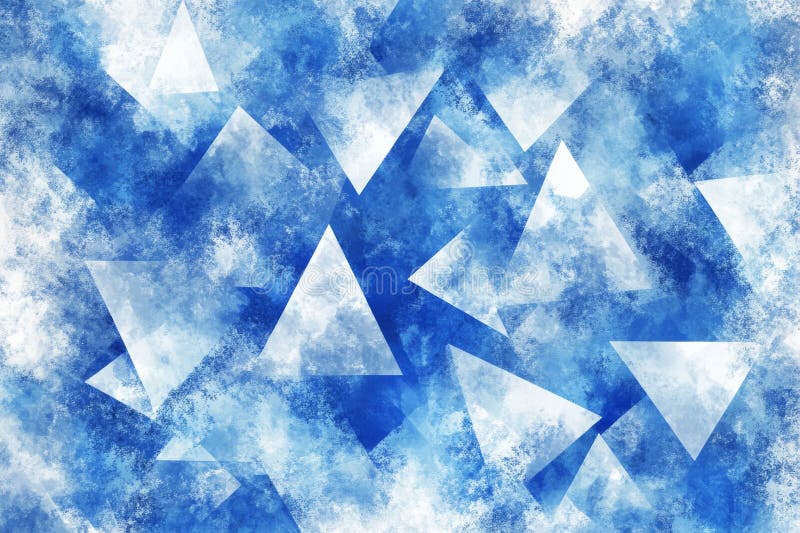 Decorative Background with Layered Triangle Shapes in Blue, Green, and ...