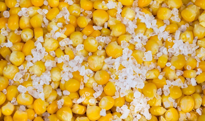 Decorative Background from a Mixture of Corn and Salt Stock Image ...