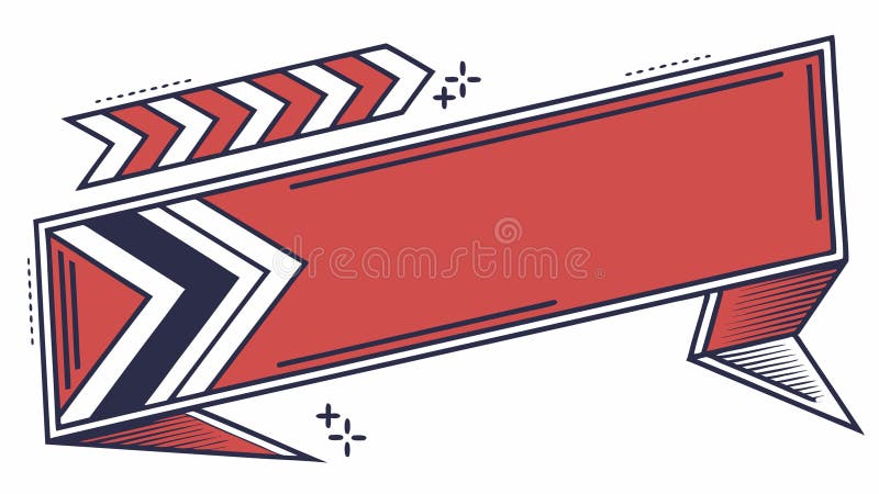 Decorative Banner Ribbon Empty Title Space Vector Element, Vector ...