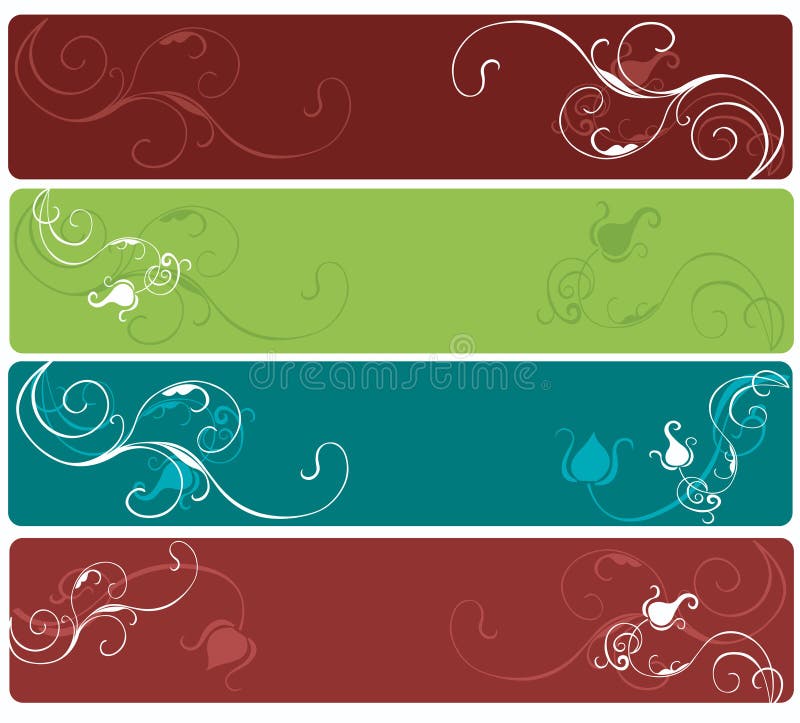 Decorative banners stock vector. Illustration of artistic - 6994689