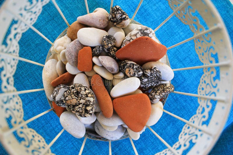 Decorative Beach Pebbles Close Up Stock Image - Image of stones, beach ...