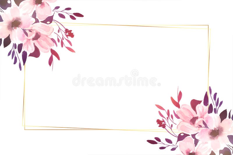 Decorative Beautiful Flowers Background with Text Space Stock Vector ...