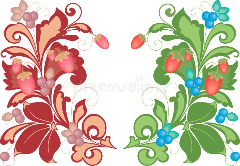 Decorative berries stock vector. Illustration of appetizing - 44147937