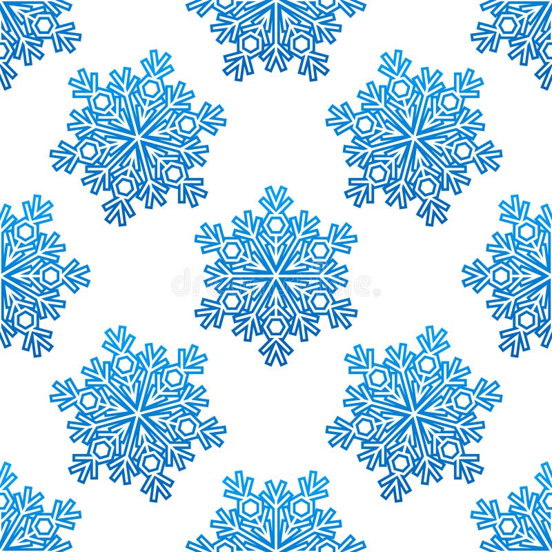 Snowflakes clipart strip stock vector. Illustration of abstract - 20843111