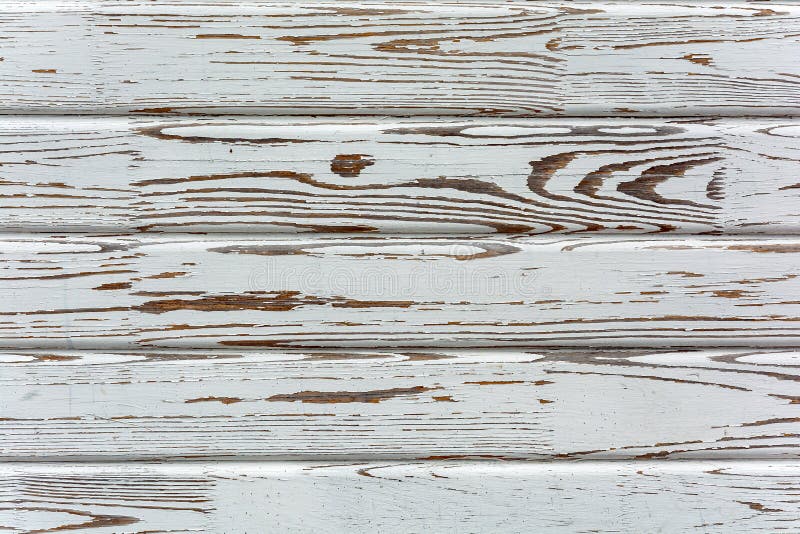 Decorative Board Background, White Worn Paint on the Board Surface ...