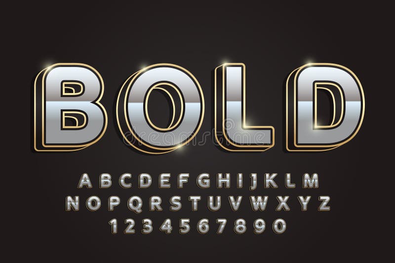 Decorative Bold Font and Alphabet Vector Stock Vector - Illustration of ... Decorative Bold Font and Alphabet Vector Stock Vector - Illustration of ...