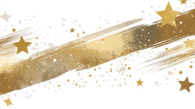 A Decorative Border Featuring Gold Stars, Enhancing the Visual Appeal ...