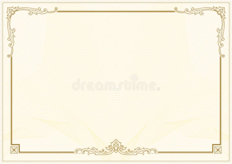 Decorative Border and Frame Template in Square Shape, Vintage Frame ...