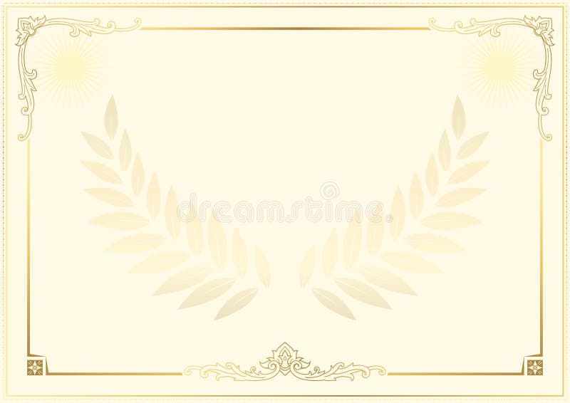 Vintage Decorative Frame Template Stock Illustrations – 556,577 Vintage ...
