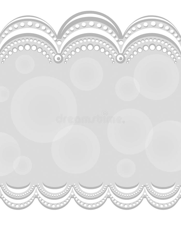Decorative Border Gray_center Stock Illustration - Illustration of ...