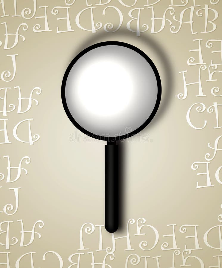 3+ Decorative border magnifying glass Free Stock Photos - StockFreeImages