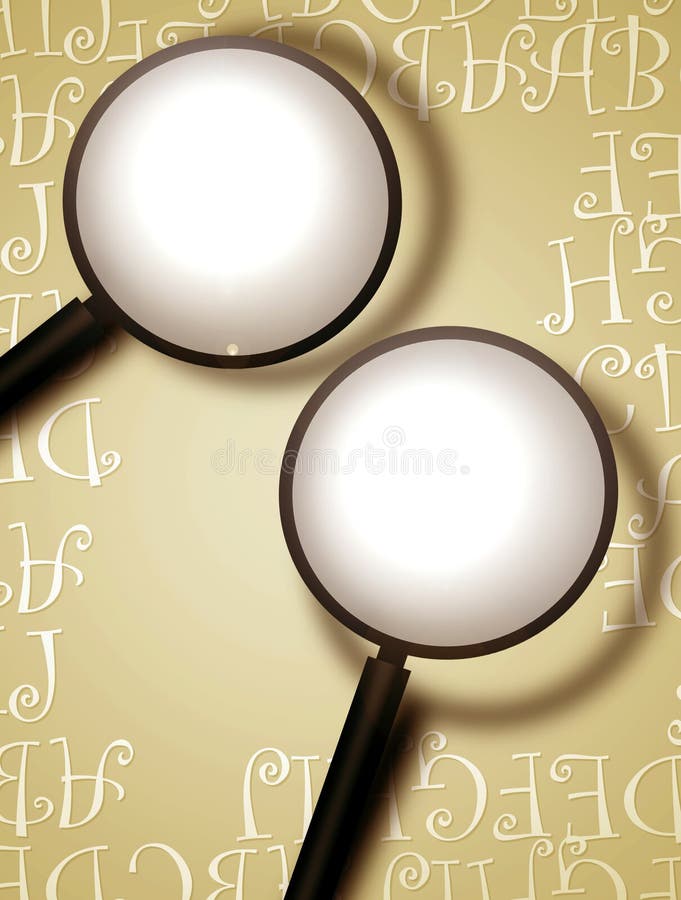 3+ Decorative border magnifying glass Free Stock Photos - StockFreeImages