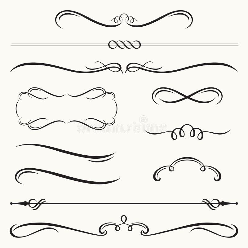 Decorative Borders and Frames Stock Vector - Illustration of vector ...