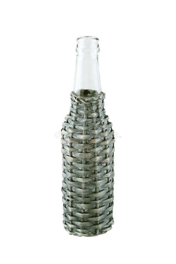 Bottle in weaving stock photo. Image of decorated, design - 119788692