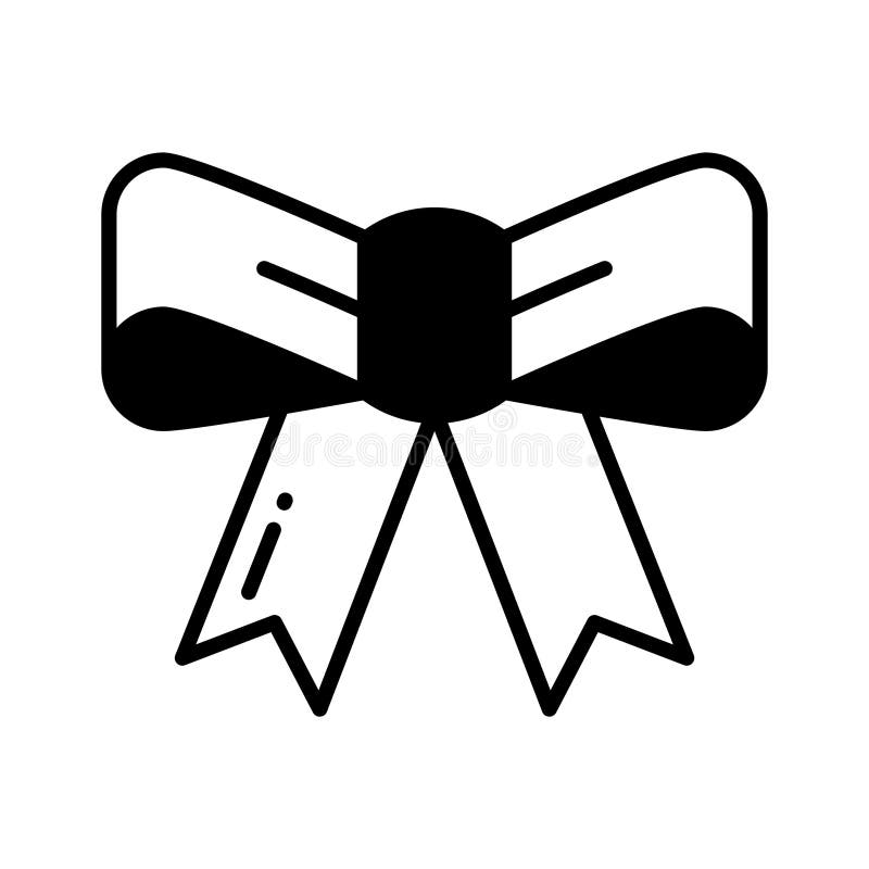 Decorative Bow Icon, Perfect for Adding a Festive Touch. Stock Vector ...
