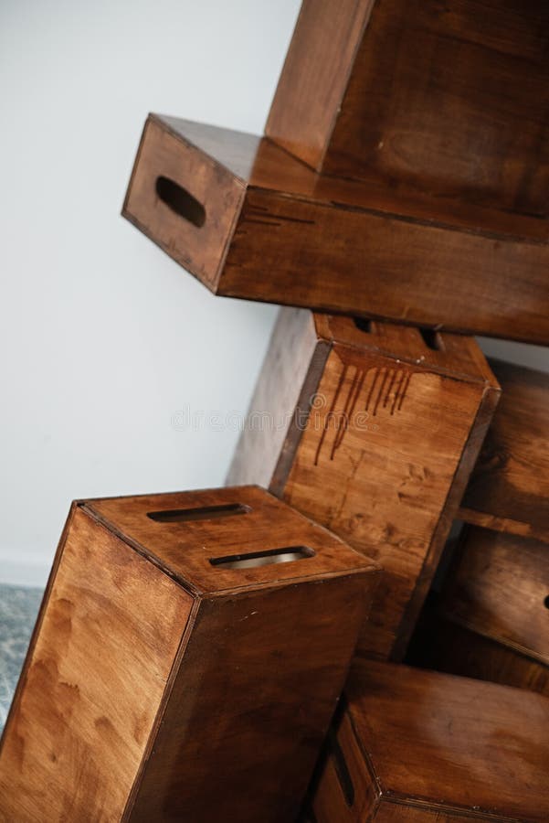 Decorative Boxes Stacked Stacked on Top of Each Stock Image - Image of ...