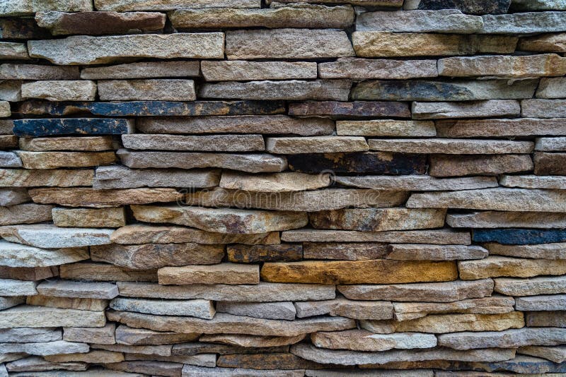 Decorative Brick Wall with Brown Seamless Texture Stock Photo - Image ...