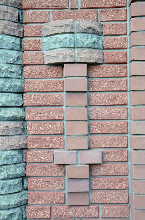Decorative Brick Wall Cladding. Stock Photo - Image of element, brick ...