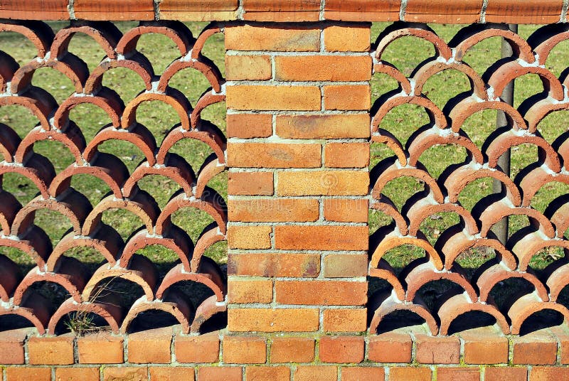 Decorative brick wall stock photo. Image of bricks, backdrop - 92772424
