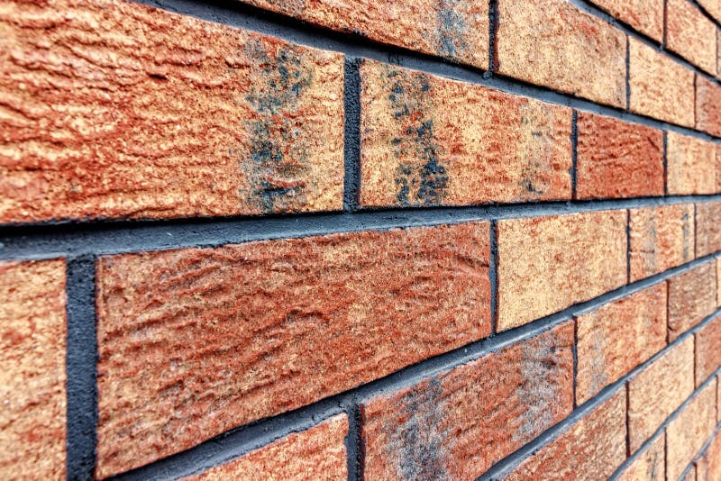 Decorative Brick. Walls Made of Old -style Brick Stock Photo - Image of ...