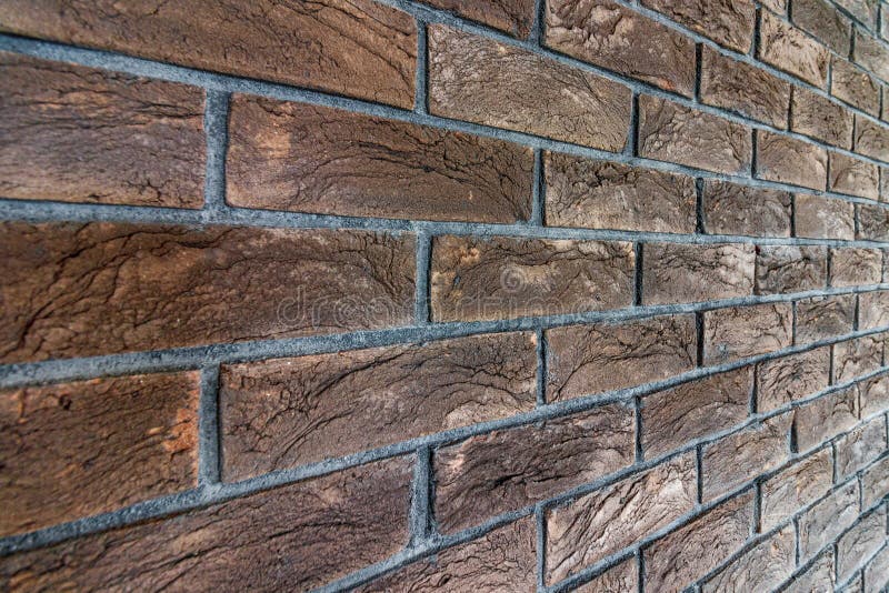 Decorative Brick. Walls Made of Old -style Brick Stock Image - Image of ...