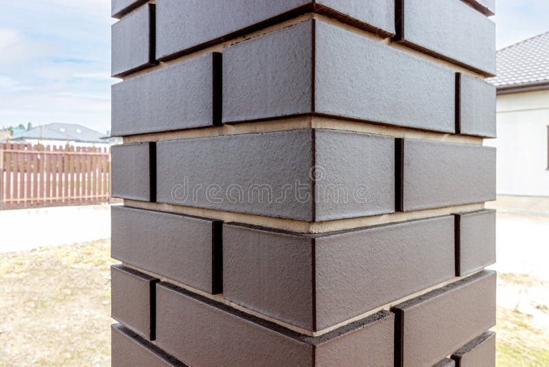 Decorative Brick. Walls Made of Old -style Brick Stock Image - Image of ...
