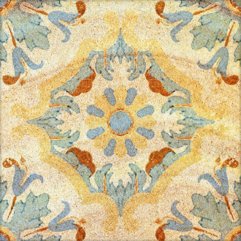 Decorative Brown Sand Stone Tile Stock Photo - Image of decorative ...