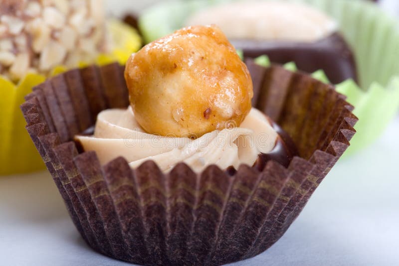 Decorative bun in case stock image. Image of still, watering - 8687225