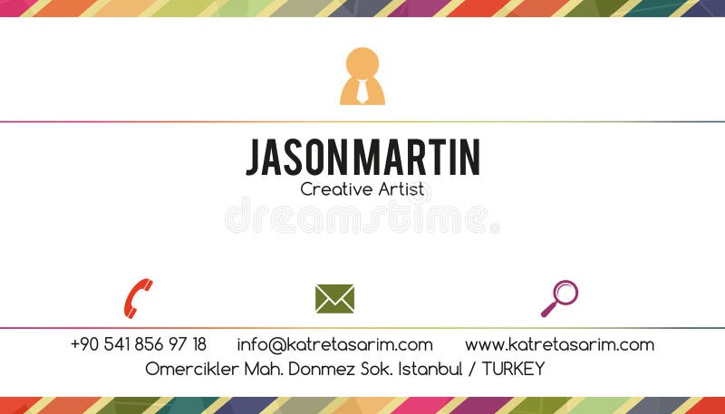 Set of Decorative Business Cards or Text Frames Stock Vector ...