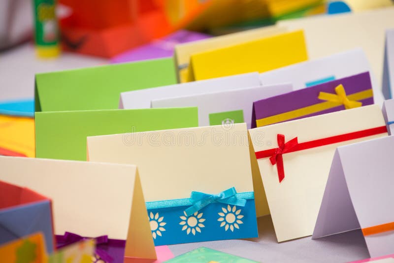 Decorative Cards and Wishes Stock Photo - Image of decorative, view ...