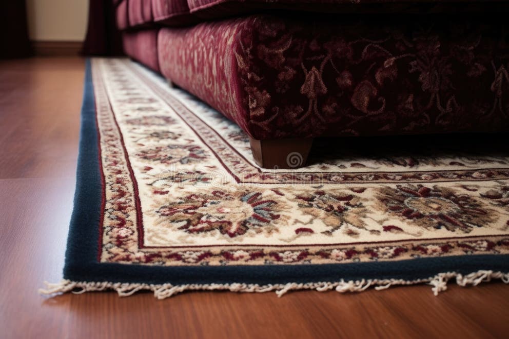 Decorative Carpet with Upturned Edge Stock Image - Image of upturned ...