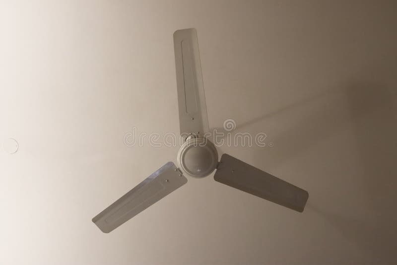 Decorative Ceiling Fan on Plain Background Stock Photo - Image of ...