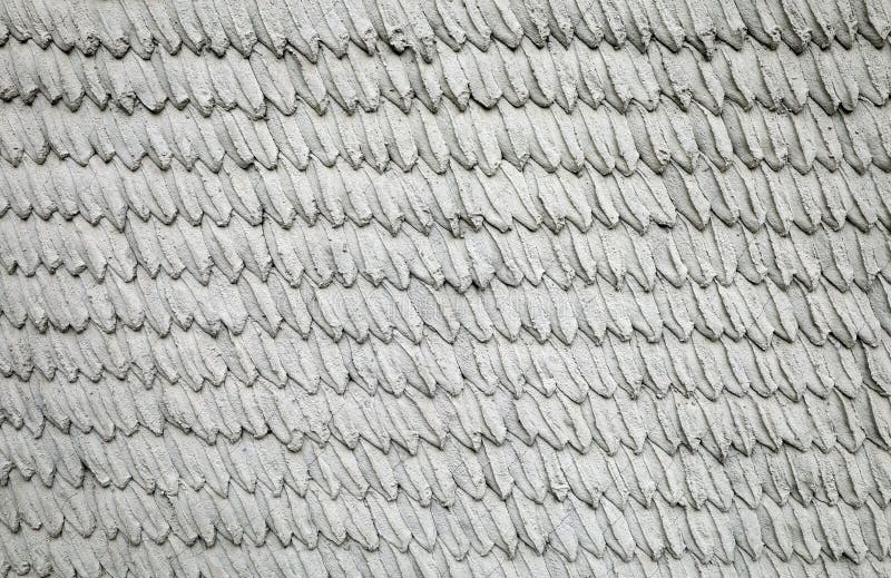 Decorative Cement Wall with Leaves Shape Pattern. Stock Image - Image ...