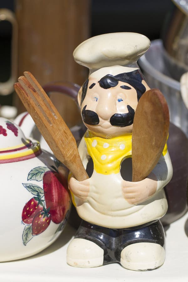 Decorative Chef Display for Kitchen Set Stock Image - Image of market ...