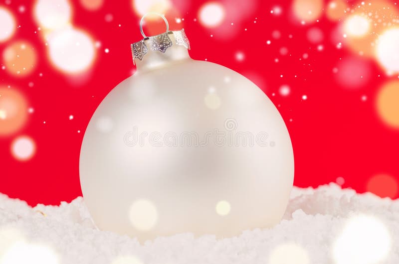 Decorative christmas ball stock image. Image of silver - 62014087