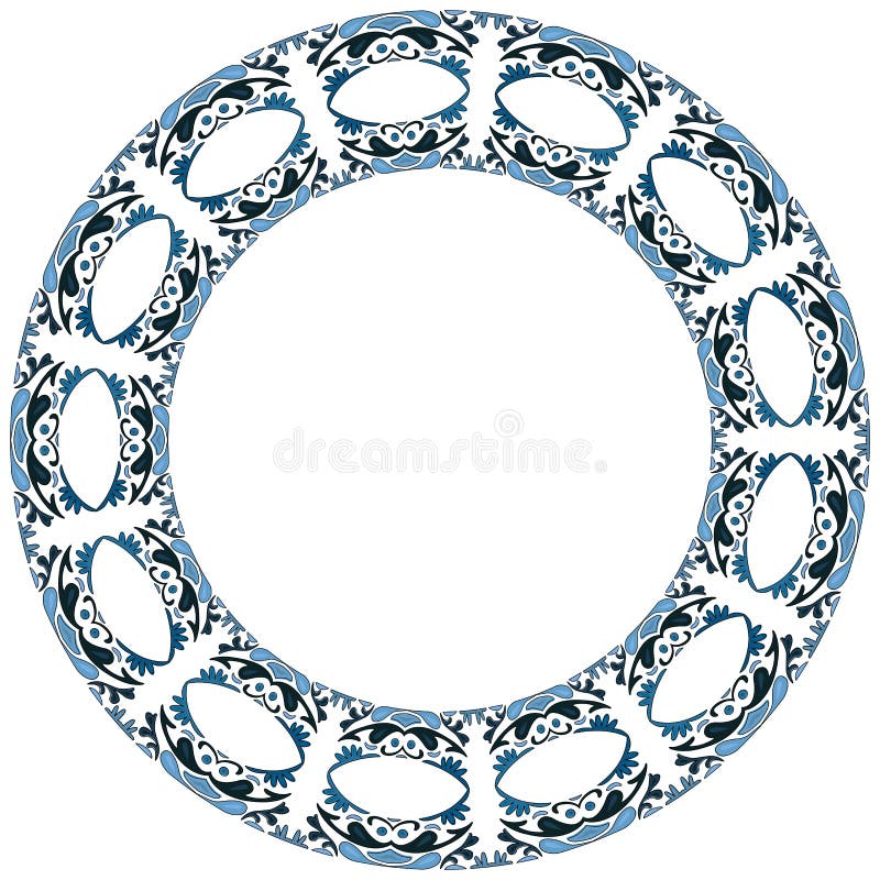 Decorative circle stock vector. Illustration of mandala - 111181765