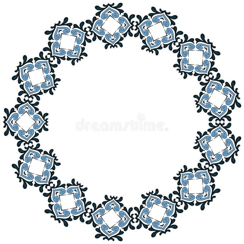 Decorative circle stock vector. Illustration of ornament - 111181774