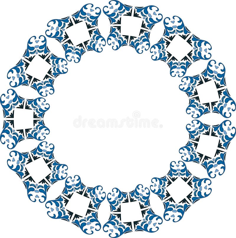 Decorative circle stock vector. Illustration of abstract - 127583330