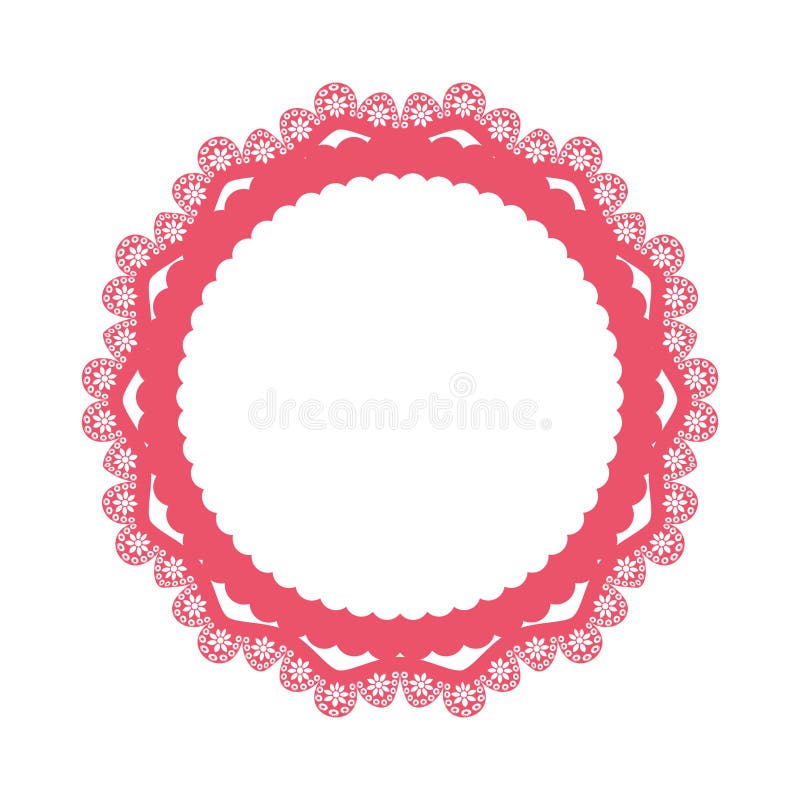 Decorative circle emblem stock vector. Illustration of ornament - 82854965