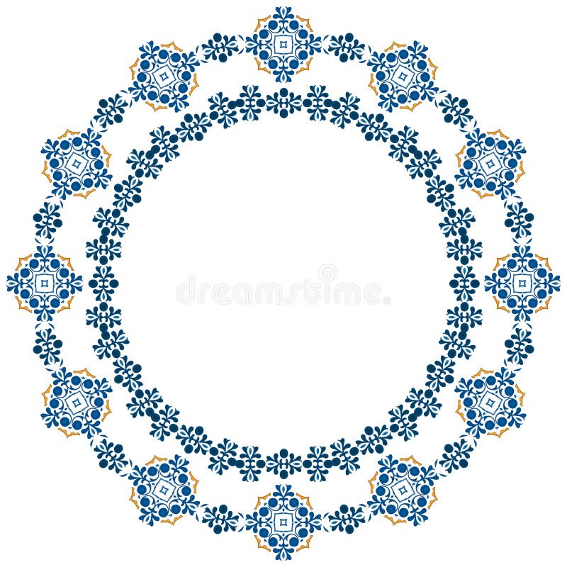 Decorative circle stock vector. Illustration of decoration - 45007647