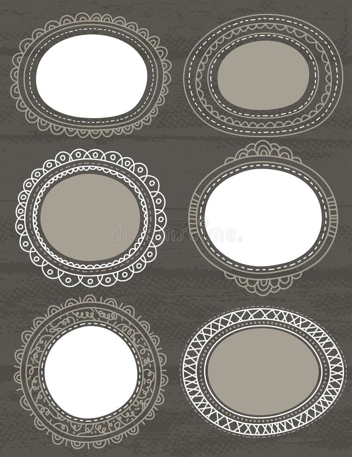 Decorative Circle Labels,vector Stock Vector - Illustration of ...