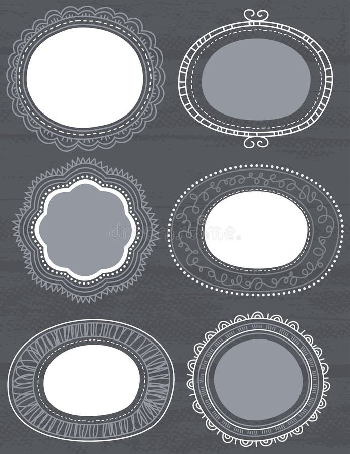 Decorative Circle Labels,vector Stock Vector - Illustration of ...