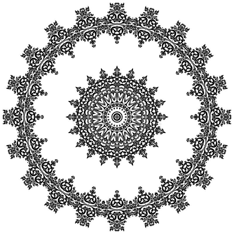 Decorative Circular Pattern Stock Illustration - Illustration of round ...
