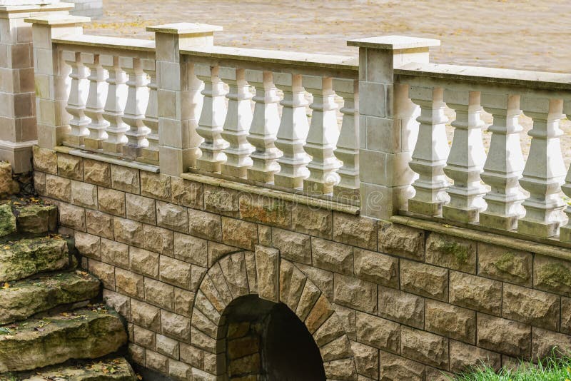 Decorative Classic Style Arch Stone Bridge Stock Image - Image of ...