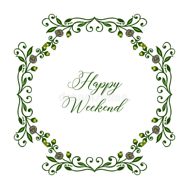 Decorative of Colorful Flower Frame, for Design of Various Lettering of ...