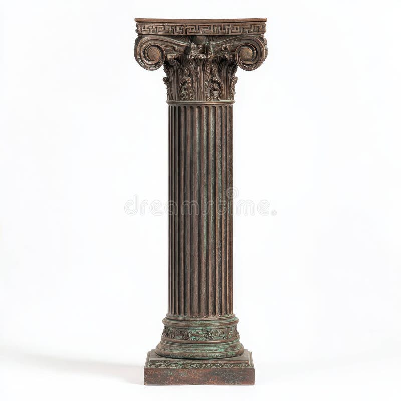 A Decorative Column Featuring Intricate Carvings and a Classical Design ...