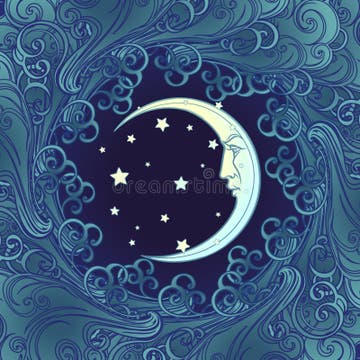 Gothic Moon Stock Illustrations – 23,473 Gothic Moon Stock ...