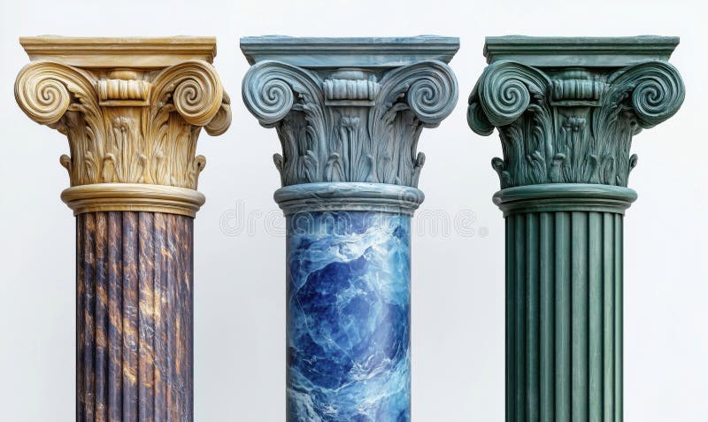 Decorative Corinthian Columns in Various Colors and Textures for ...